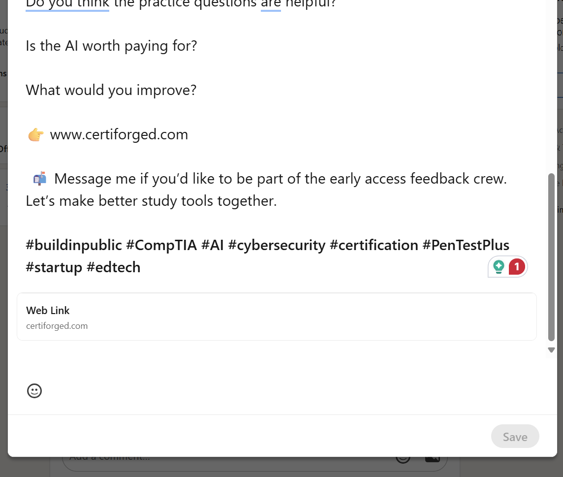 CertiForged - AI-Powered Cybersecurity Certification Training Platform